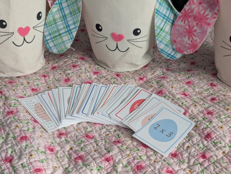 Easter Multiplication Card Game | Spring Math Center Activity (digital ...