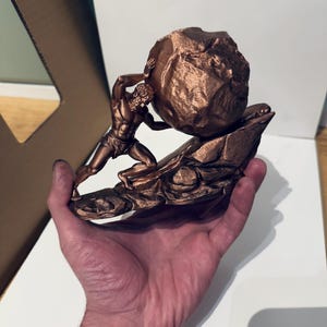 Sisyphus Statue – Bronze Finish Greek Mythology Sculpture - Etsy