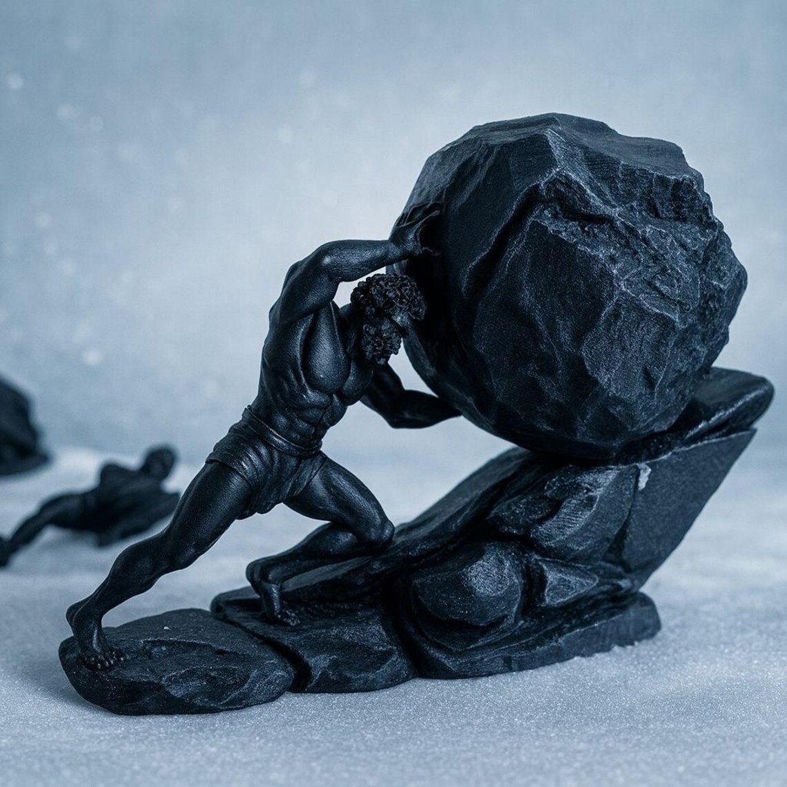 Sisyphus Statue – Bronze Finish Greek Mythology Sculpture - Etsy