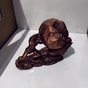 Sisyphus Statue – Bronze Finish Greek Mythology Sculpture - Etsy