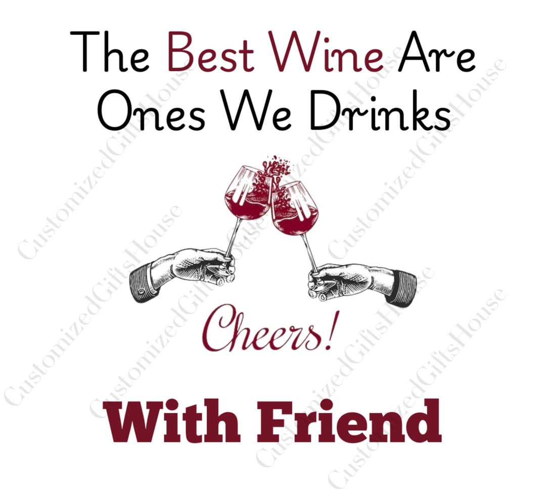 Friendship Toast Svg, Toast to Friends Svg, Cheers Friend Svg, Friend ...