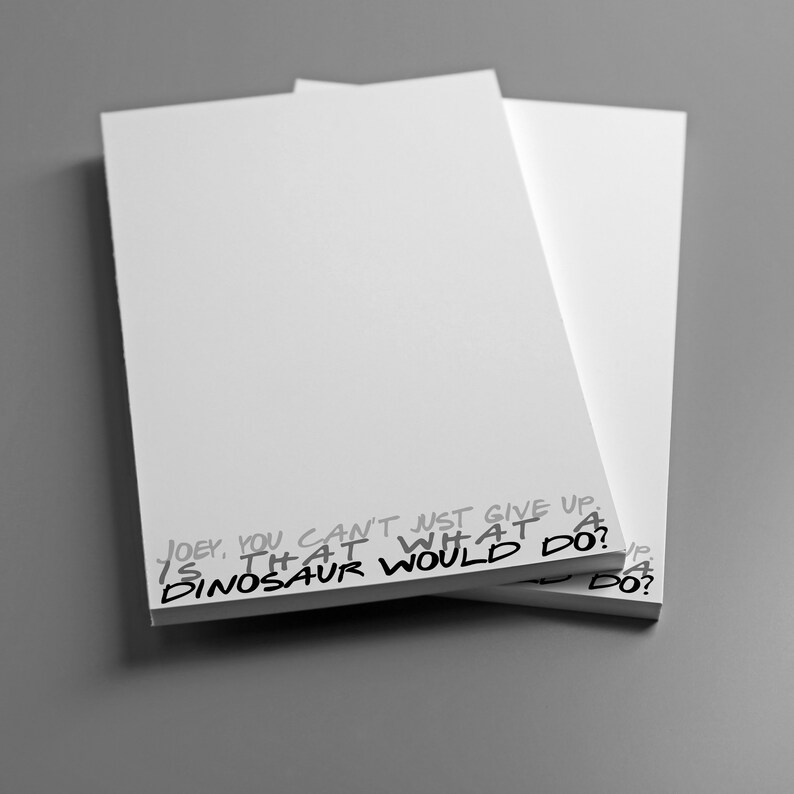 Friends TV Quotes Notepad 50 Sheets of Laughter & Nostalgia - Etsy