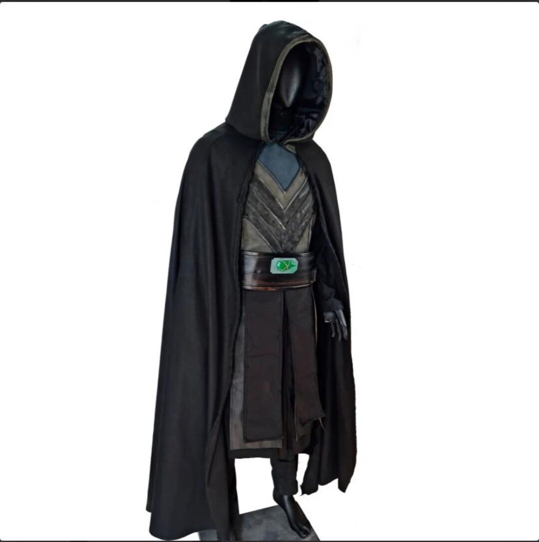 Handmade Black Hooded Assassin Cloak – Medieval LARP Cosplay Costume - Etsy