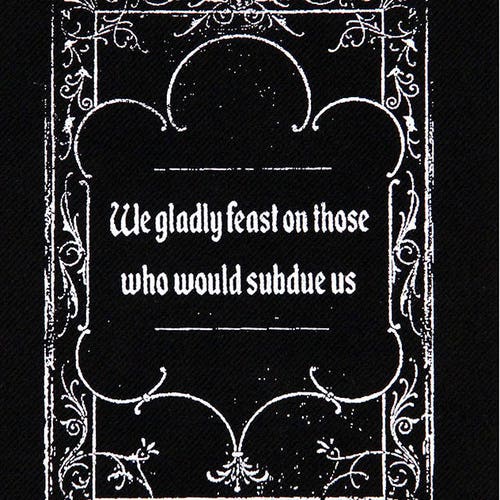 Addams Family Credo Small Patch | Etsy