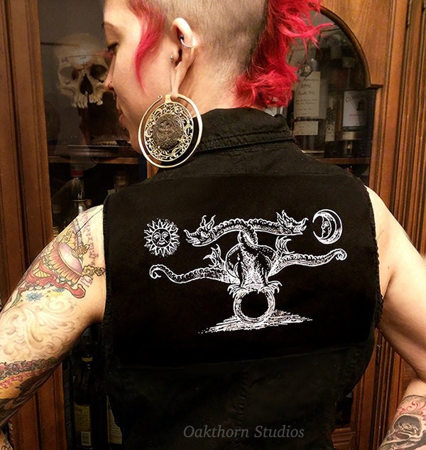 Alchemical Dragons Back Patch - Etsy