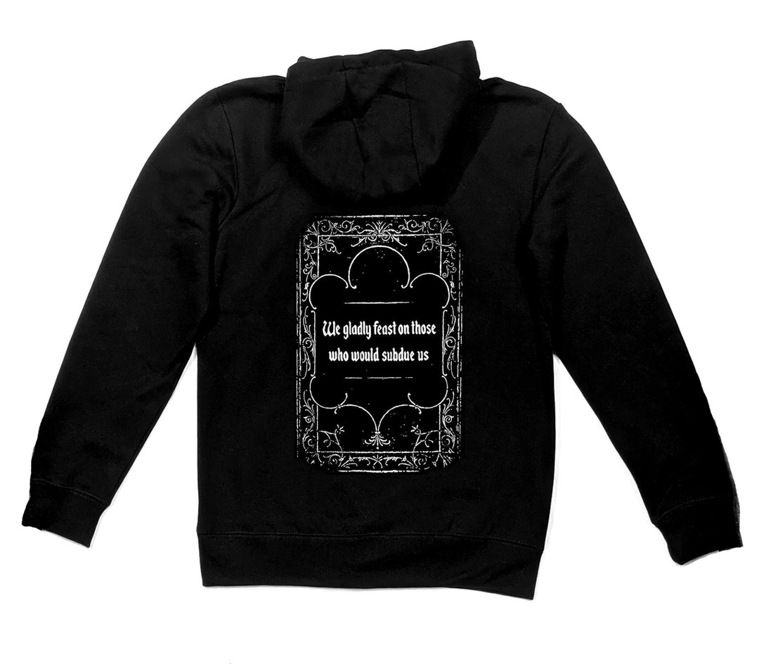 Addams Family Credo Zip Hoodie - Etsy