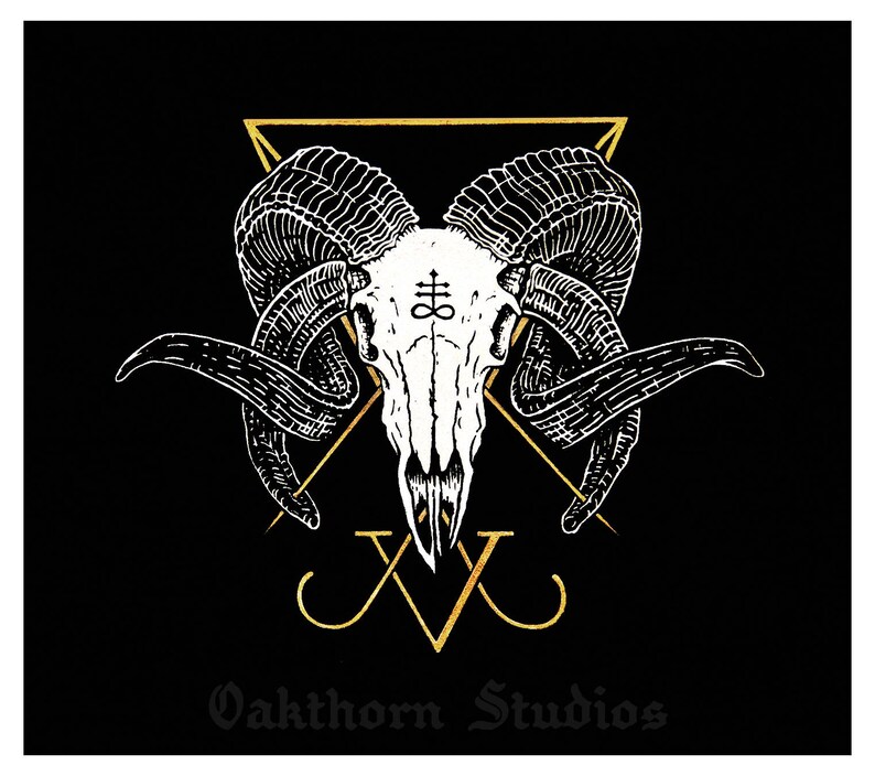 Leviathan Ram Backpatch in Gold Red or White - Etsy