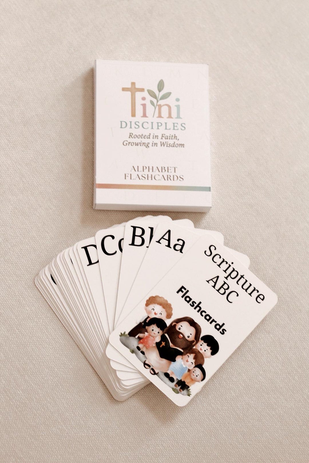 Christian ABC Flashcards | Faith-based Learning Set (PDF or Laminated ...