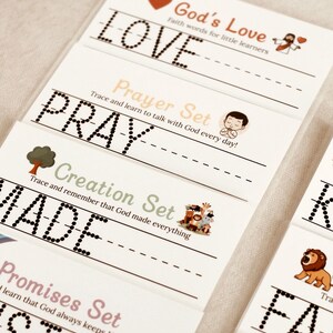 Christian Tracing Boards | Faith-based Writing Practice, Level 2 | Word ...