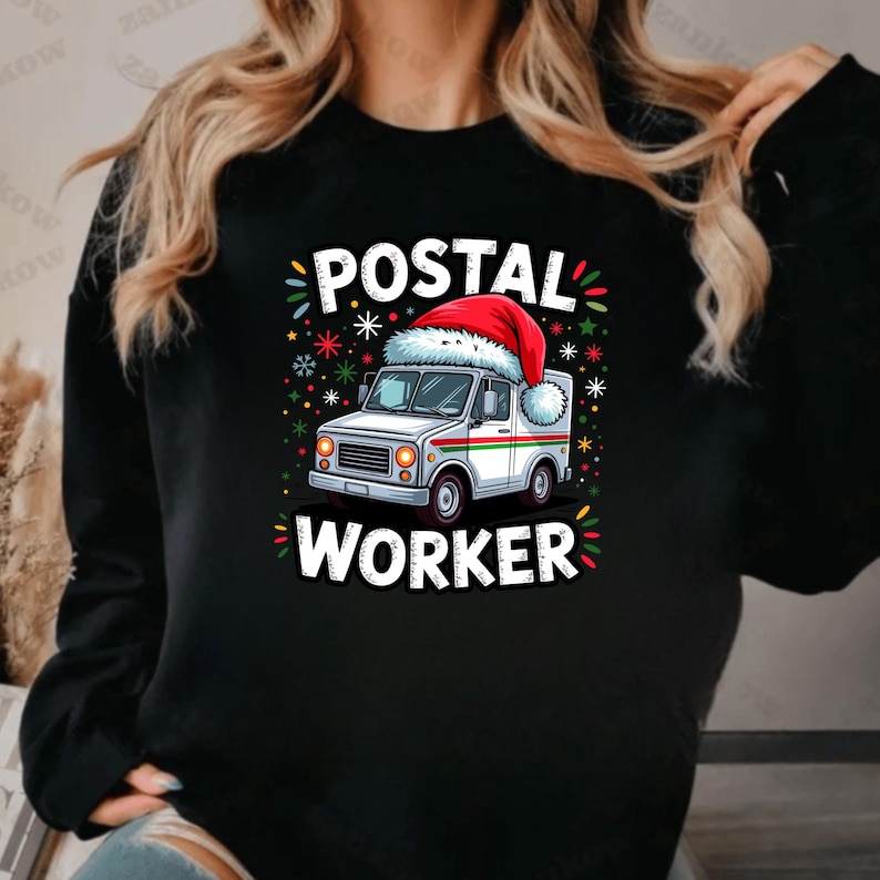 Postal Worker Christmas PNG Bundle | Mail Carrier | Delivery Driver ...