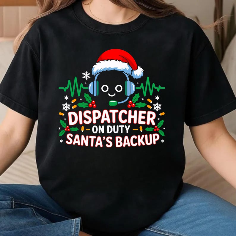 Christmas 911 Dispatcher PNG SVG Bundle | Emergency Holiday Clipart ...