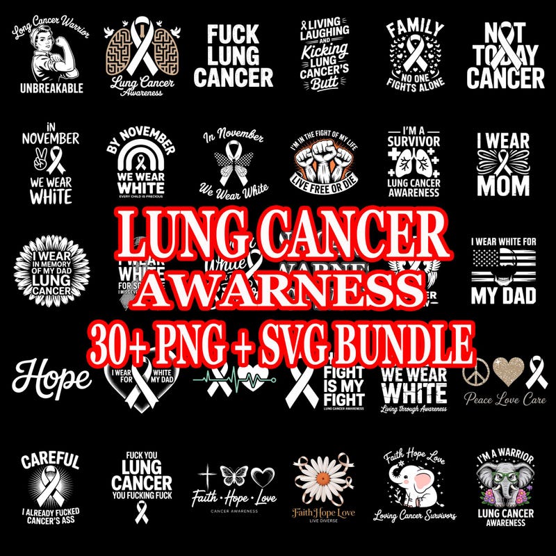 Lung Cancer Shirt Woman - Etsy UK