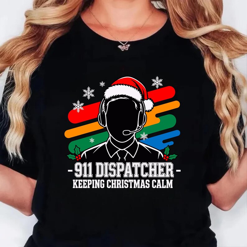 Christmas 911 Dispatcher PNG SVG Bundle | Emergency Holiday Clipart ...