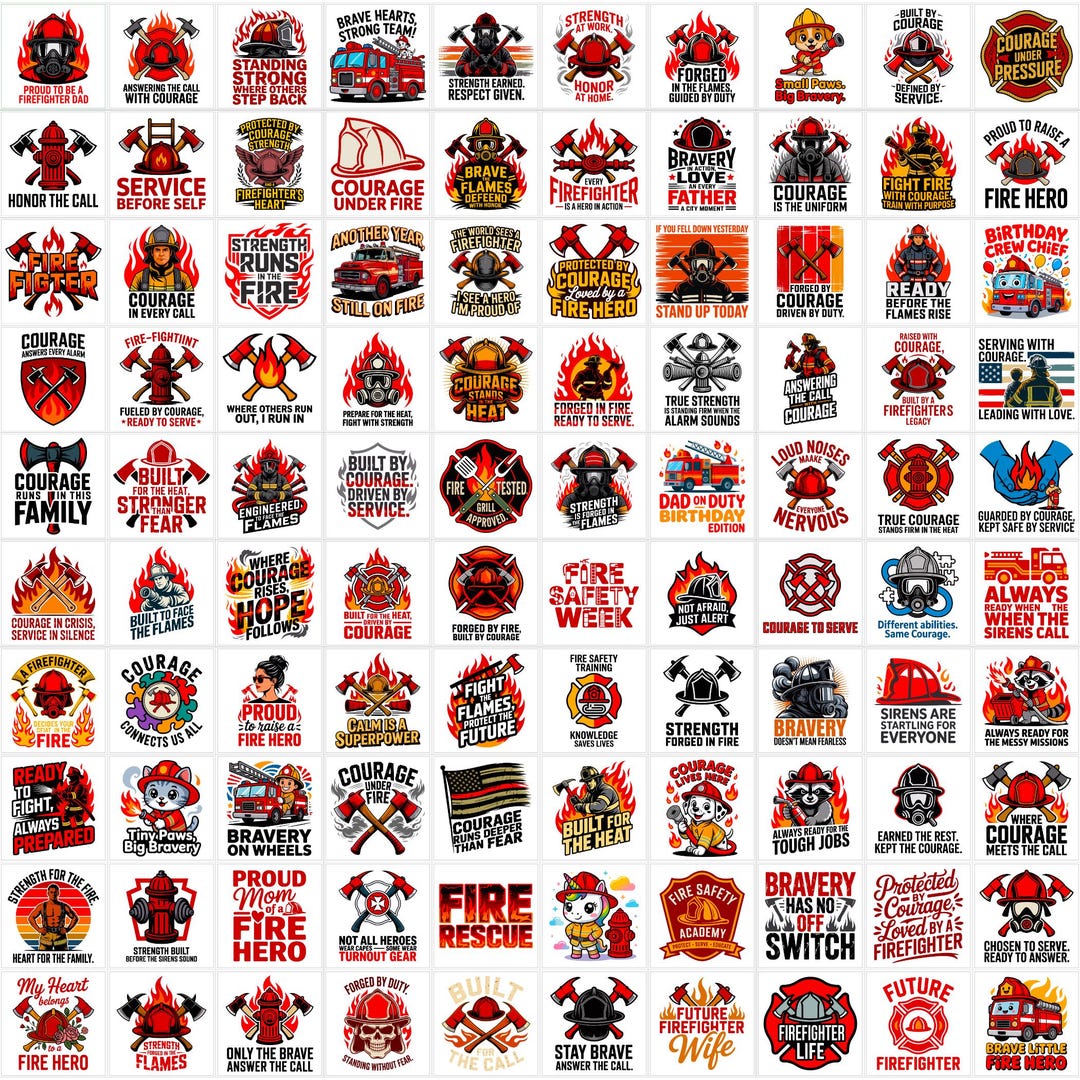 100+ Firefighter Quotes & Mascot Designs | Fire Truck Gifts for ...