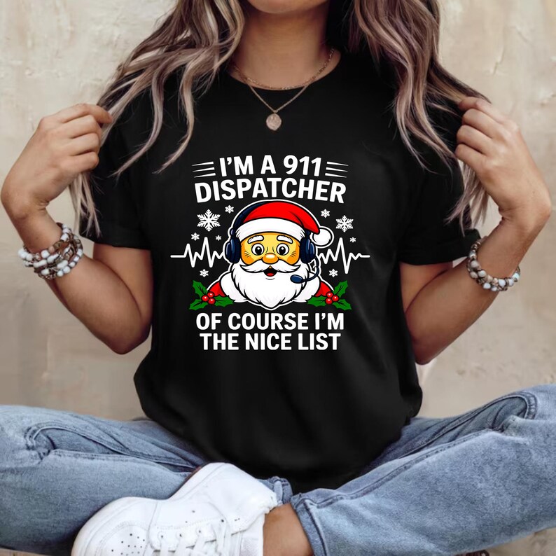 Christmas 911 Dispatcher PNG SVG Bundle | Emergency Holiday Clipart ...