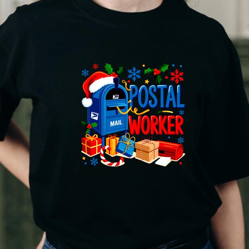 Postal Worker Christmas PNG Bundle | Mail Carrier | Delivery Driver ...