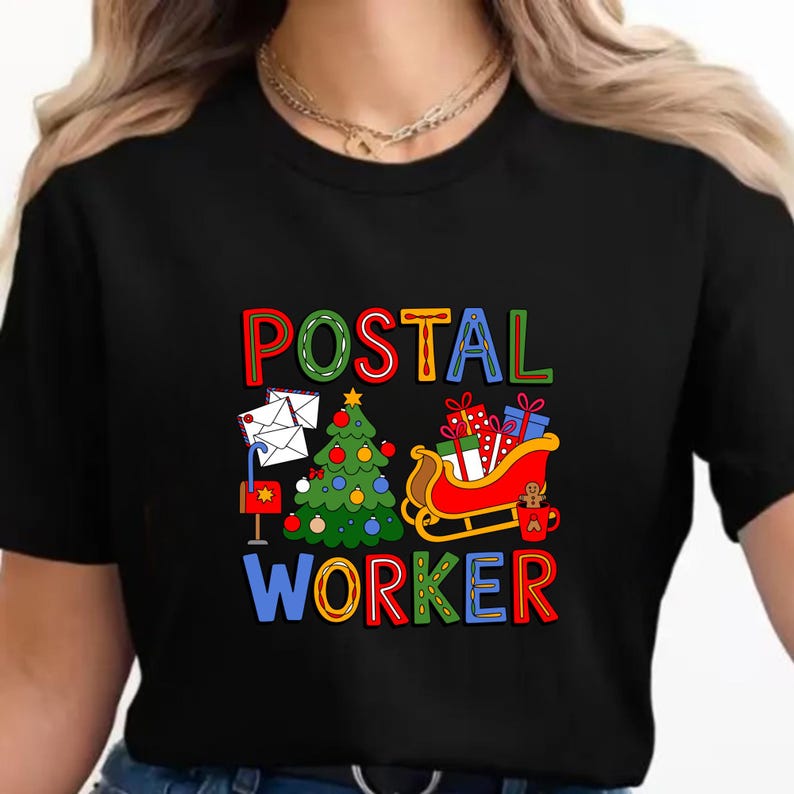 Postal Worker Christmas PNG Bundle | Mail Carrier | Delivery Driver ...