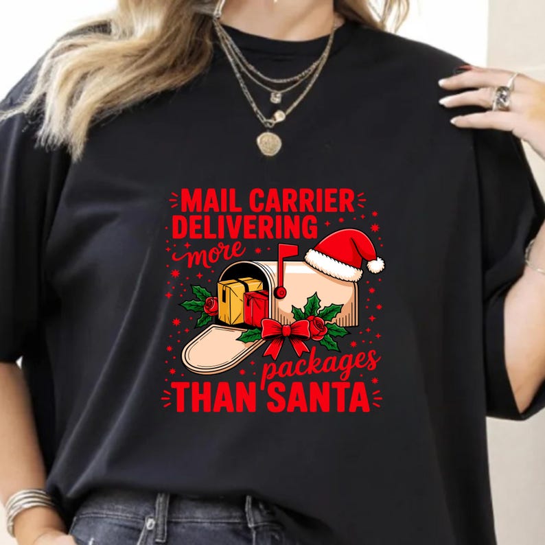 Postal Worker Christmas PNG Bundle | Mail Carrier | Delivery Driver ...