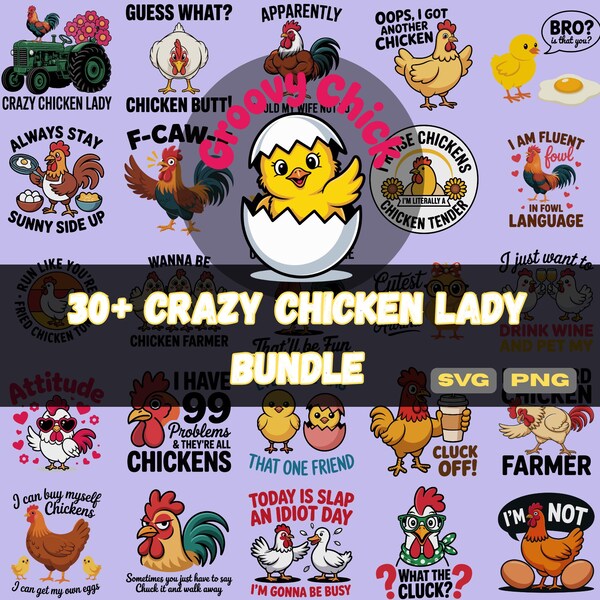 Chicken Lady - Etsy