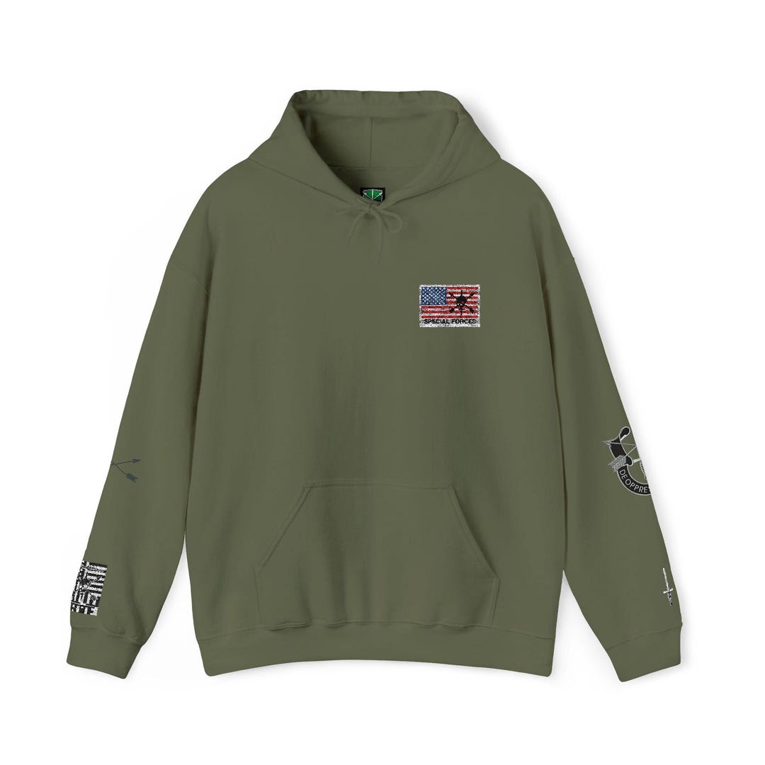 Special Forces CIF, SF Crest, CIF With Flagg. Unisex Heavy Blend ...