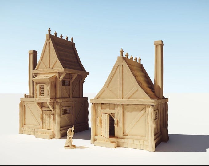 Cliff Slum House - DND Aos Pathfinder Conquest Miniatureland Tabletop ...
