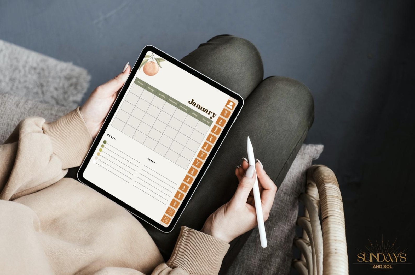 Minimalist Monthly Digital Planner | Undated, Intentional Planning ...