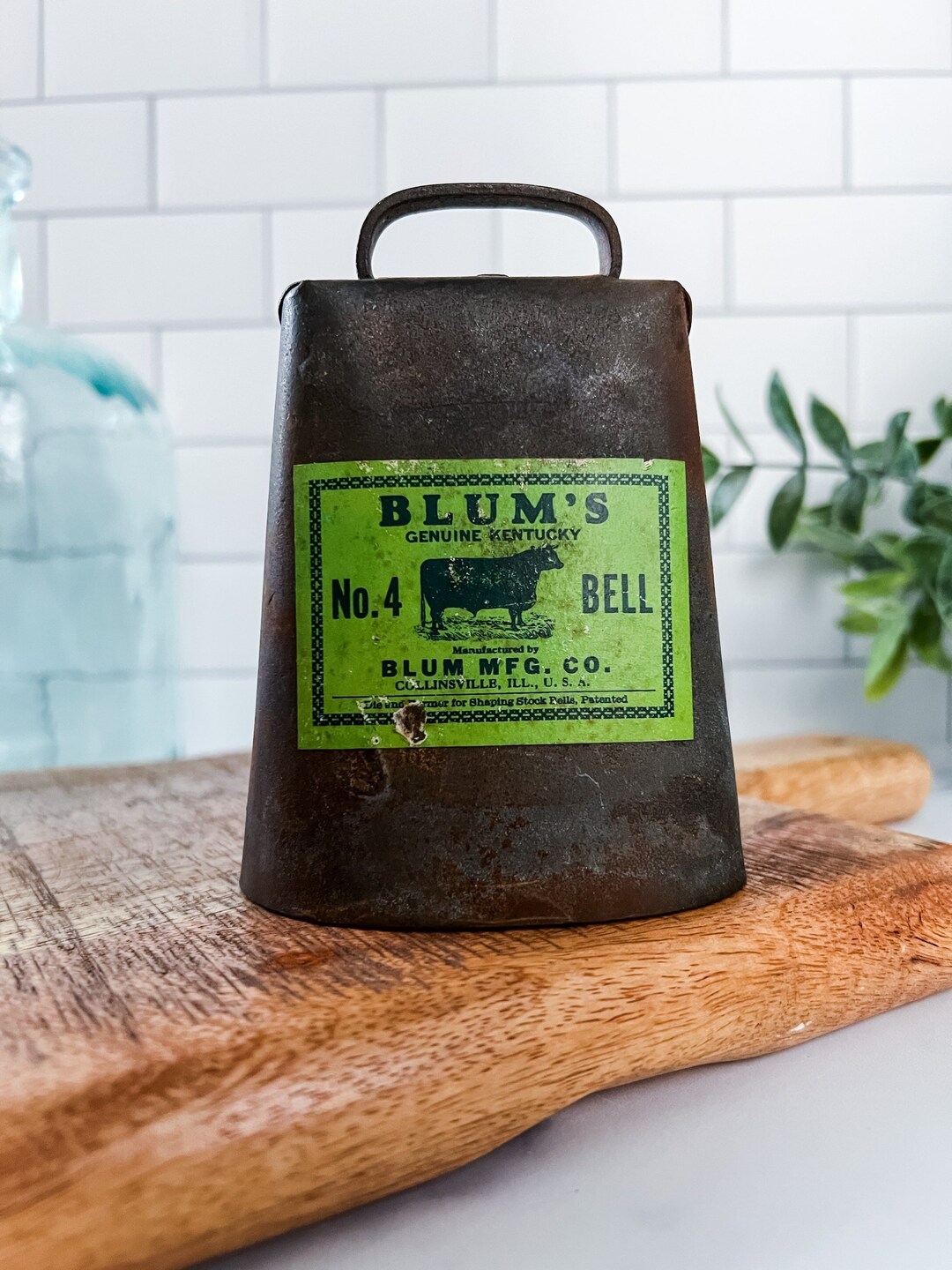 Blum’s Genuine Kentucky Cowbell Cow Bell No. 4 - Blum Manufacturing ...