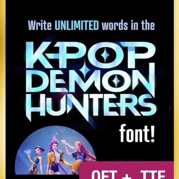 Kpop Demon Png Logo - Etsy