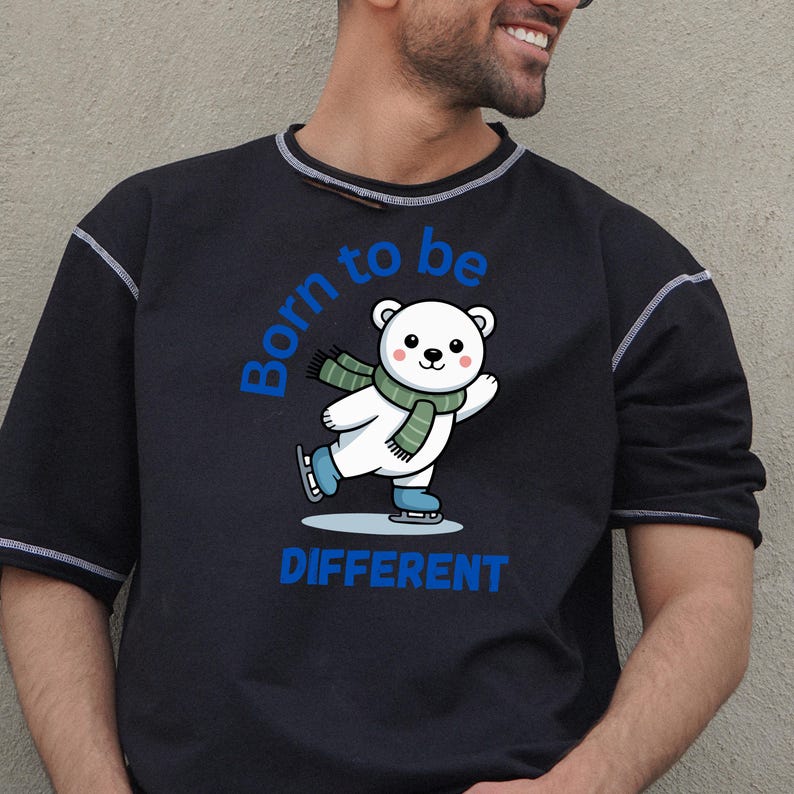 Born to Be Different PNG, Autism Awareness Shirt Design, Neurodiversity ...