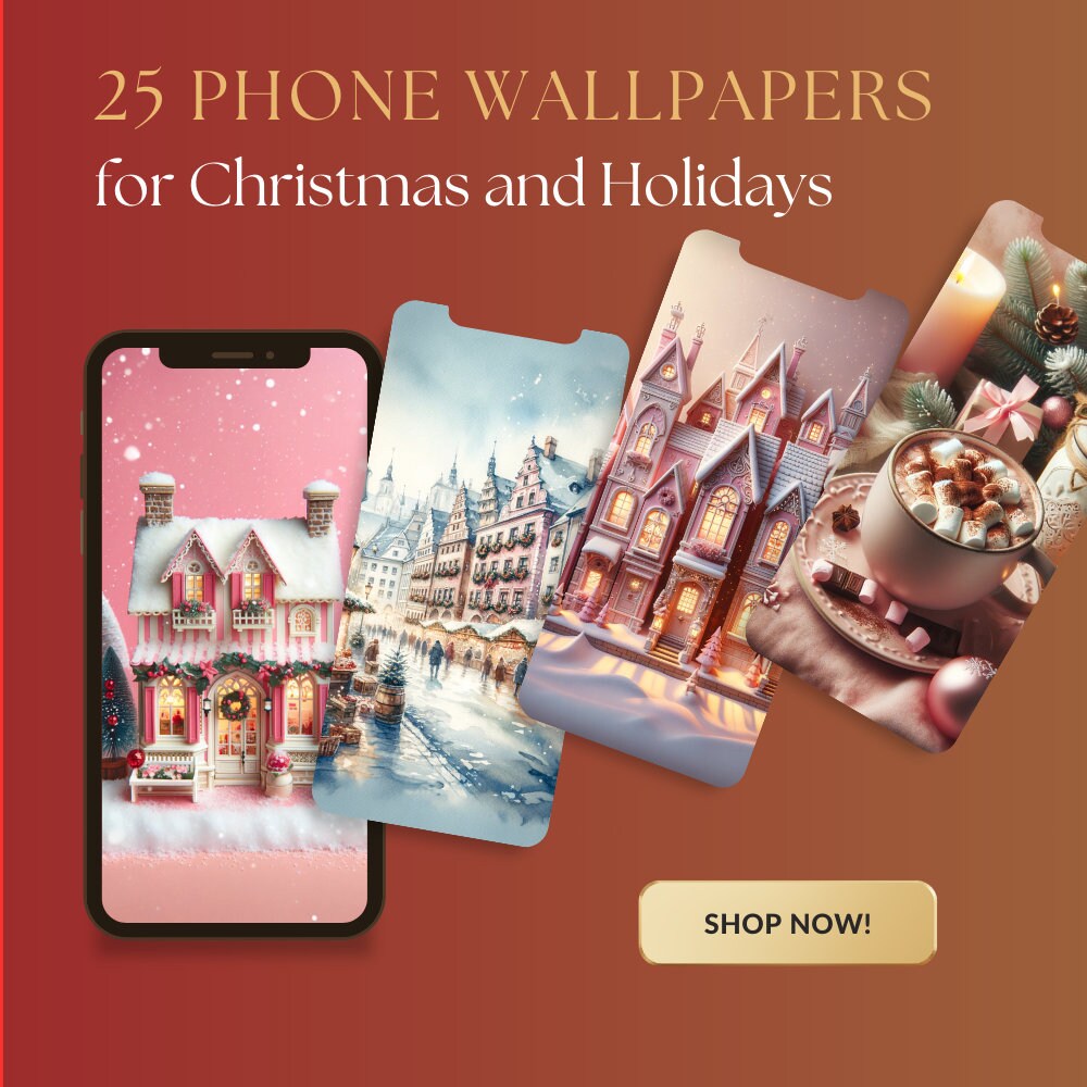 Christmas Wallpaper Phone Backgrounds 25 Wallpapers for iPhone ...