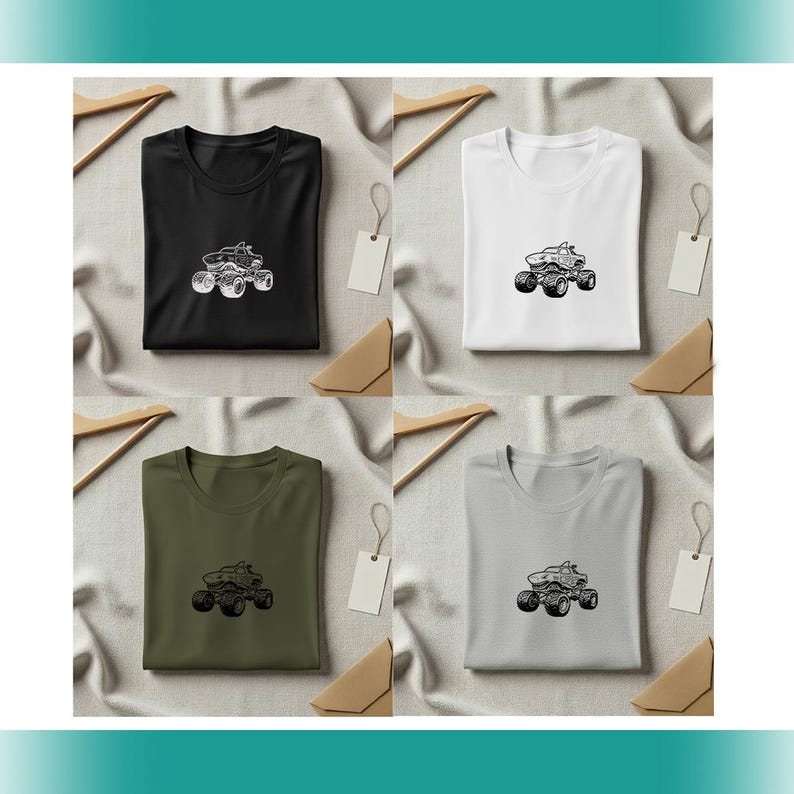 Shark Monster Truck SVG PNG, Kids Monster Truck Clipart, Cartoon Truck ...