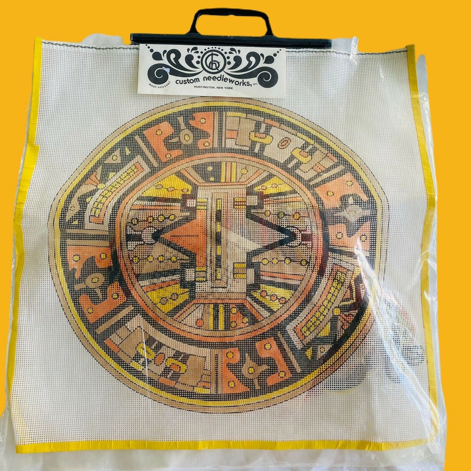 Custom Needleworks Needlepoint Aztec Southwestern Extra Large - Etsy