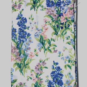 Laura Ashley Revman Blue Hyacinth Window Valence 83 | Etsy