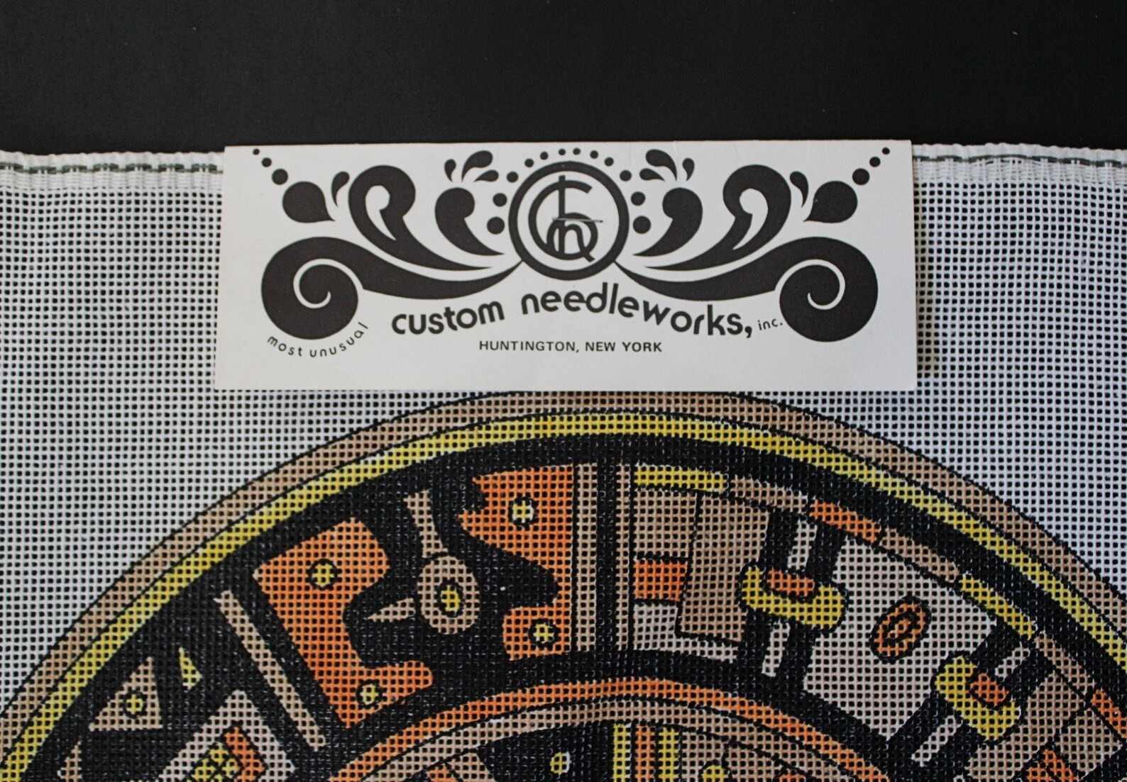 Custom Needleworks Needlepoint Aztec Southwestern Extra Large - Etsy