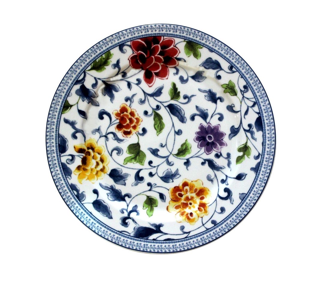 Ralph Lauren MACAO Porcelain Accent Salad Plate NWT - Etsy