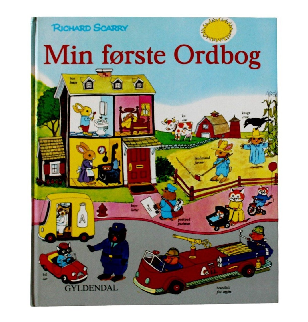 Richard Scarry Best Word Book Ever min Forste Ordbog Danish/english ...