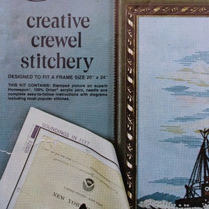 Paragon Crewel Embroidery Kit the Mermaid Adele Veres Denmark - Etsy