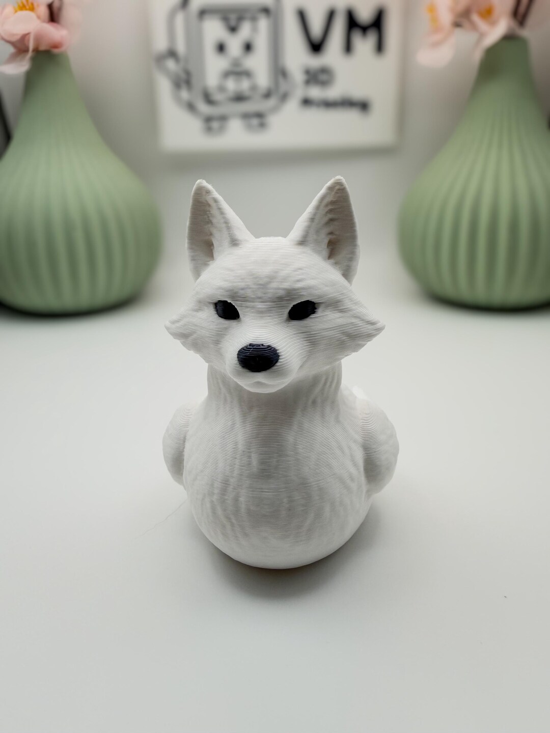 Artic Fox Duck - 3D Printed - Cruise Duck - Jeep Gift - Etsy