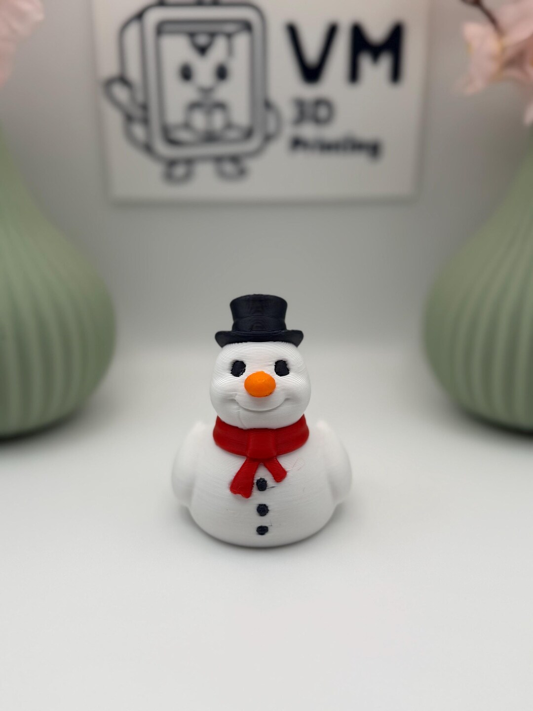Snowman Duck - 3D Printed - Cruise Duck - Jeep Gift - Etsy