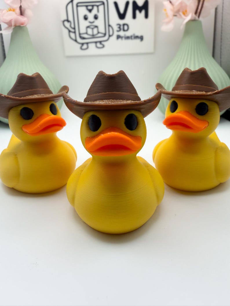 Cowboy Duck - 3D Printed - Cruise Duck - Collectibles - Etsy