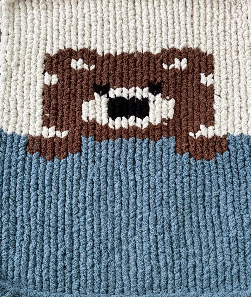 Teddy Bear Baby Blanket Graph Pattern - Etsy