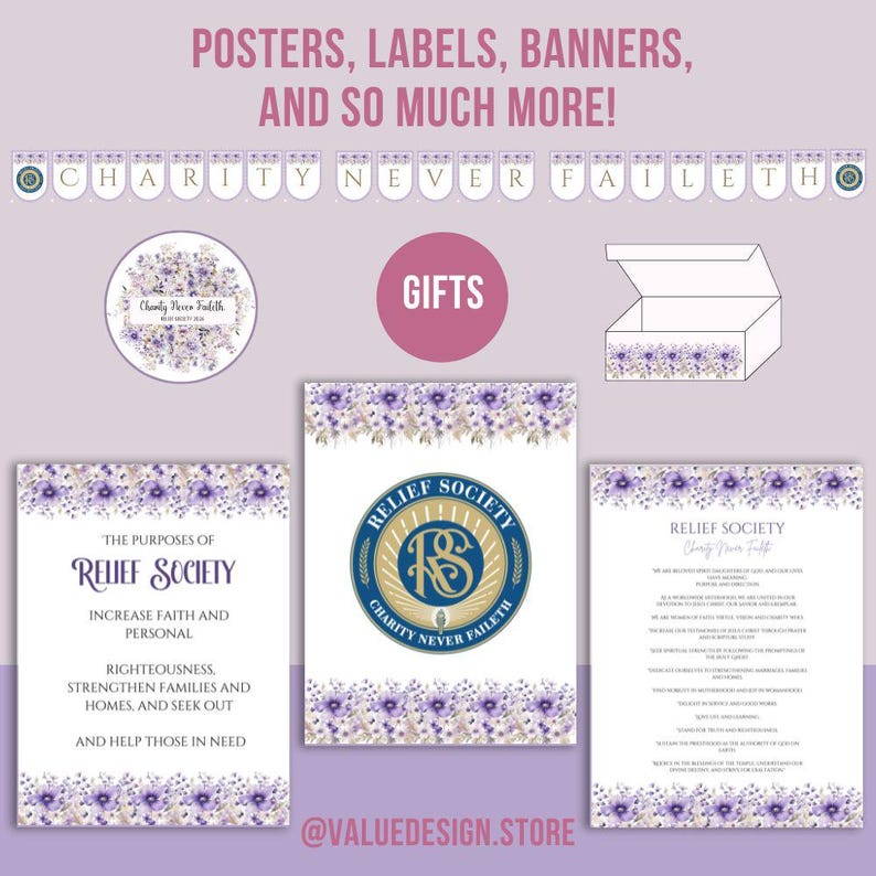 2026 Relief Society Digital Planner Kit | Meeting Minutes (instant ...