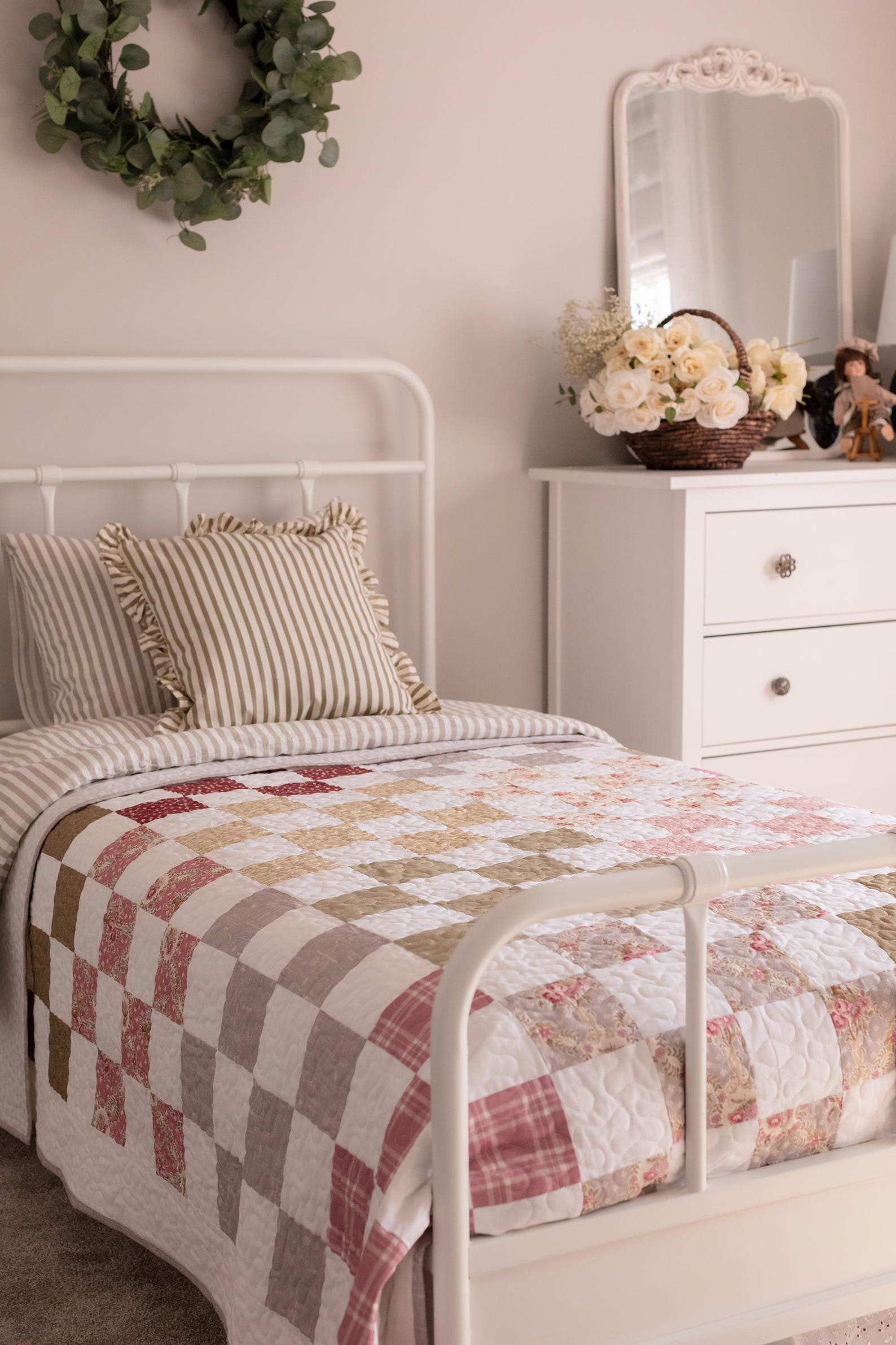 16 Patch Quilt Pattern, Easy Pattern PDF, Throw Twin Full Queen Sizes ...