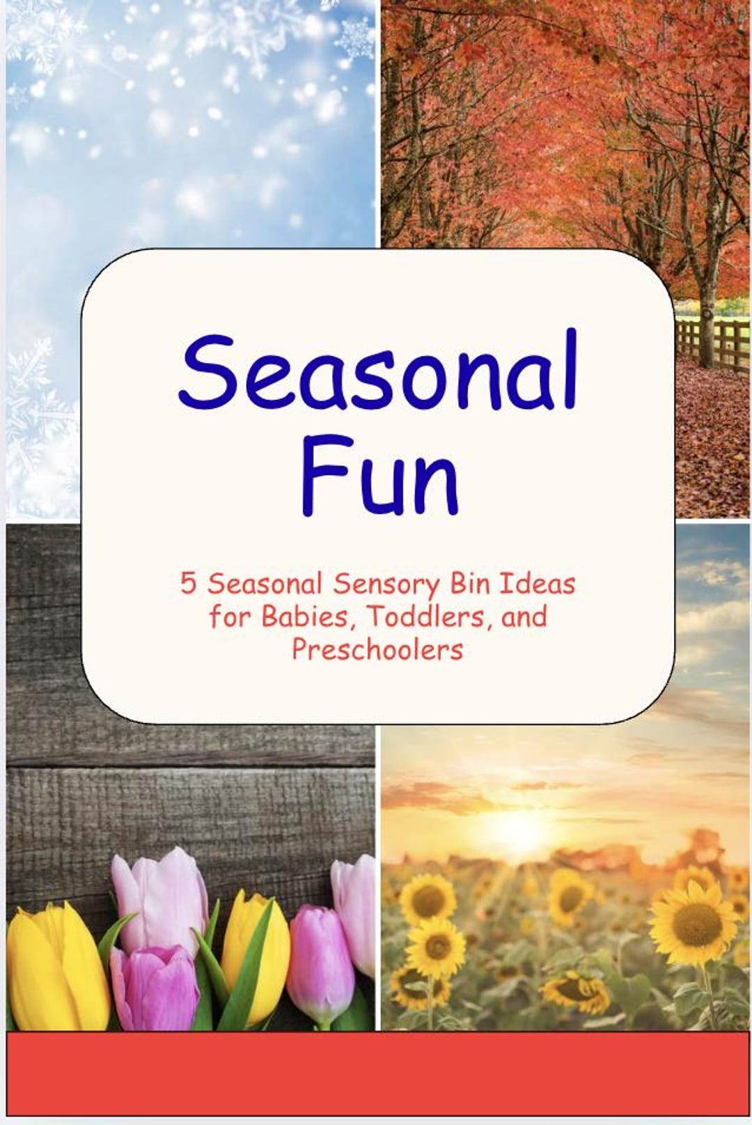 Toddler Learning Sensory Bin Pages | Seasonal Activities for Parents ...