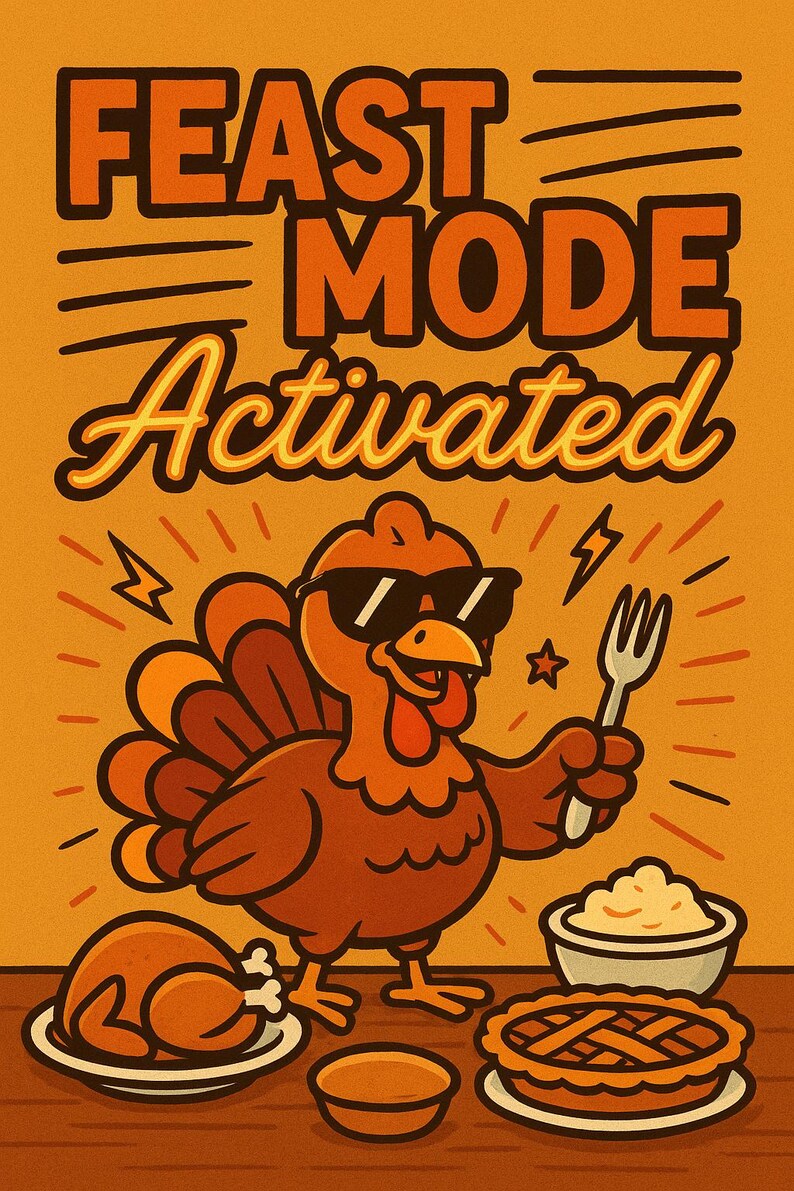 Feast Mode Activate PNG Digital Download | Transparent Background ...