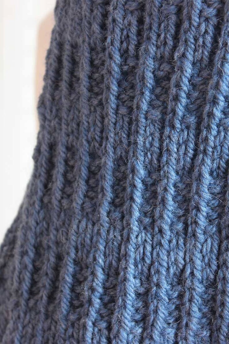 KNITTING PATTERN Blue Mist Scarf - Etsy Canada