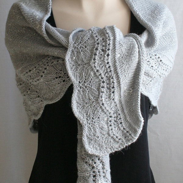 Knit Shawl Pattern - Etsy