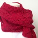 KNITTING PATTERN, the Red Red Scarf - Etsy