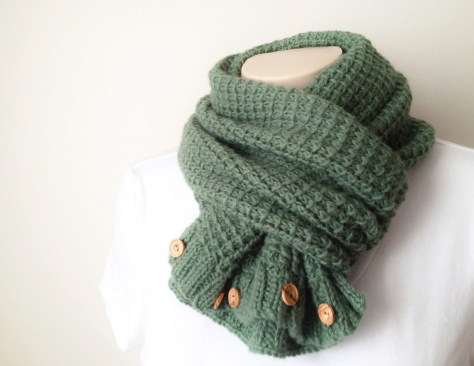 KNITTING PATTERN the Textured Cowl and Scarf - Etsy