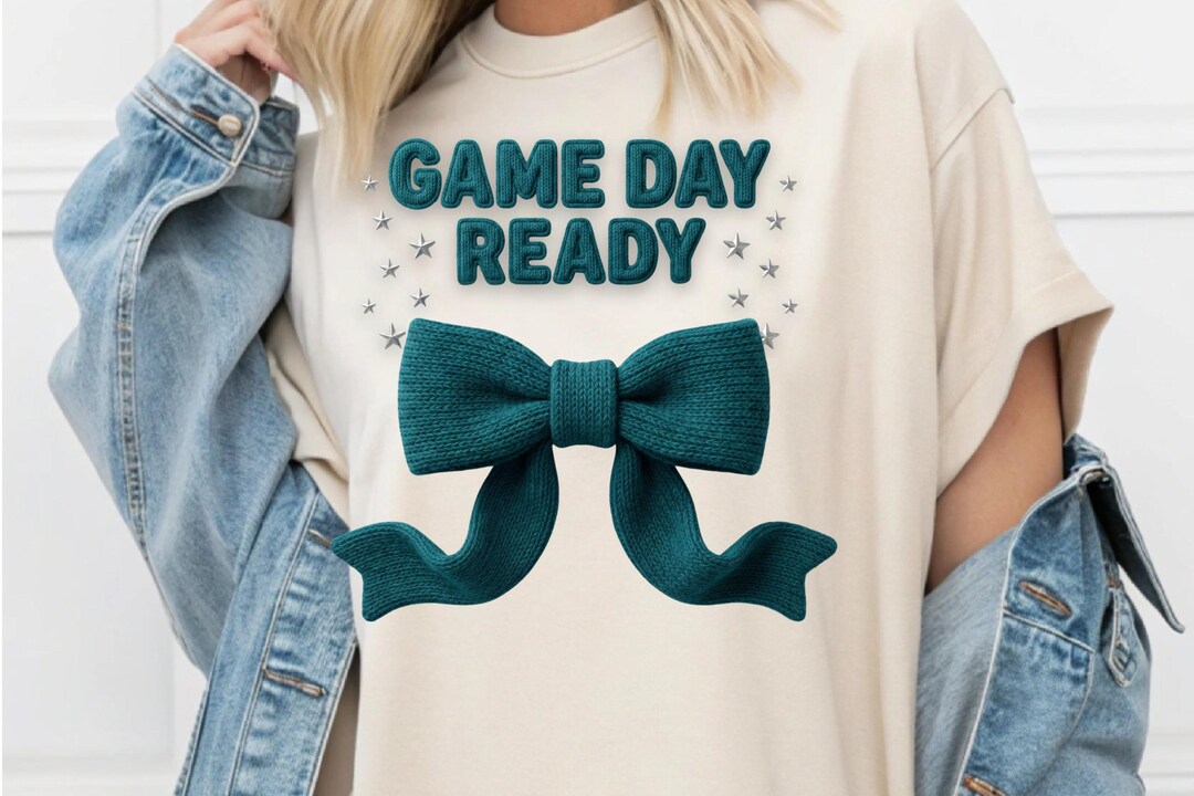 Game Day Ready PNG, Football Helmet Design, Faux Yarn Sports PNG ...